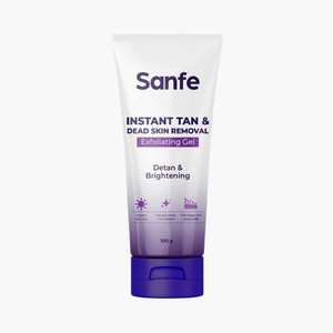 Sanfe Instant Tan & Dead Skin Removal Exfoliating Gel & Scrub | Detan ...