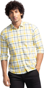 Yellow Check Shirt - Buy Yellow Check Shirt online at Best Prices in ...