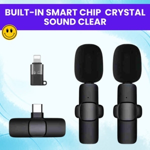 SACRO K9 Wireless Microphone Receiver With Recording Clip Mic for ...