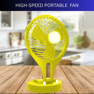 SACRO Wave Personal Rechargeable Table fan With Wind Speed Fan For Home ...