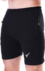 Balaji Linesport Wear Solid Men Black Gym Shorts - Buy Balaji Linesport ...