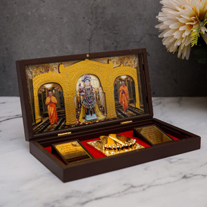 StatueStudio Swami Narayan Charan Paduka Box Swaminarayan Foot Print ...