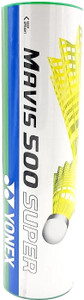 YONEX MAVIS 500 SUPER Nylon Shuttle 1 Tub Nylon Shuttle - Yellow - Buy ...