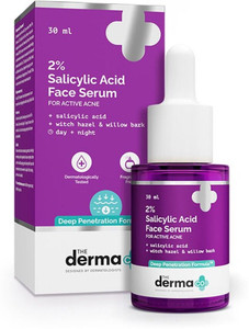 The Derma Co 2% Salicylic Acid Serum for Acne, Blackheads & Whiteheads ...