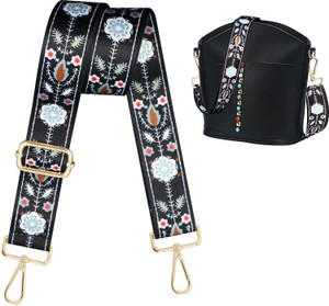 anystarshop Black Shoulder Bag 1.5" Wide Crossbody Shoulder Strap Boho ...