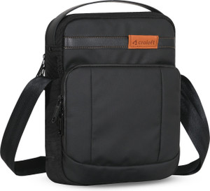 CRALOFT Black Sling Bag 10 Crossbody Shoulder Messenger Side for Men ...