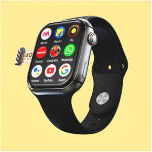 Shop New India's 1st 5G/4G LTE Android Smart Watch Smartwatch Price in ...