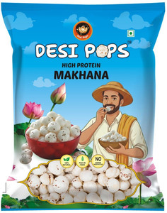 Desi Pops Premium Fox Nuts (Makhana) | Lotus Seeds | Popped Phool ...