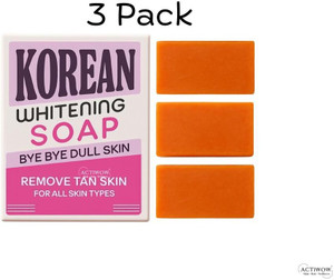 ACTIWOW Korean Soap with Tan Removal Formula 3PCS - Price in India, Buy ...