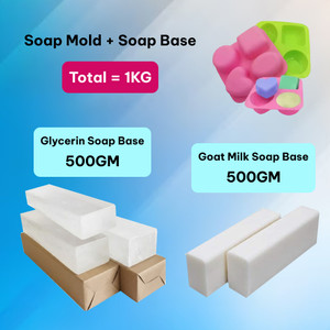 fresheasily DIY Skin Softening Soap Kit Glycerin & Goat Milk Base with ...