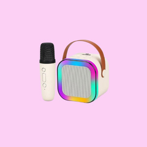 Buy NAMAN Rechargeable Mini Singing Speaker with LED Lights, Mic 5 W ...