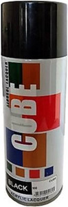 CUBE Cube Aerosol Spray Paint for Multipurpose Black Spray Paint 400 ml ...
