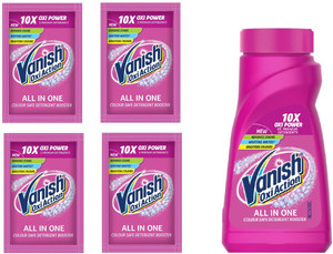 Vanish All in One Liquid & Powder Detergent Booster 100G + 180ML Stain ...