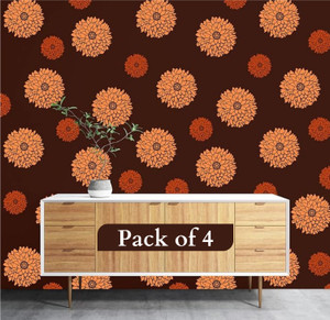 marigold stencil wall