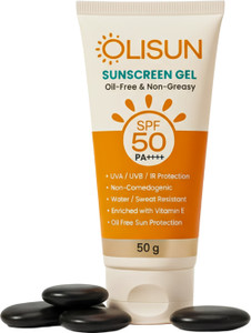 OLISUN Sunscreen - SPF 50 PA++++ Sunscreen Gel Improve Skin Texture ...