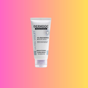 DermDoc Sunscreen - SPF 50 PA+++ Sunscreen - SPF 50 PA+++ Niacinamide ...