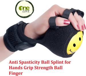 ONE LIFEN Anti Spasticity Ball Splint for Hands Grip Strength Ball ...