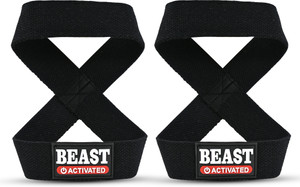 EasyHealth Professional Figure 8 Lifting Straps, Deadlift, Cotton For ...