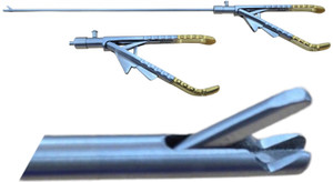 surgicalkrishna Laparoscopic Ethicon needle holder self ridding jaw ...