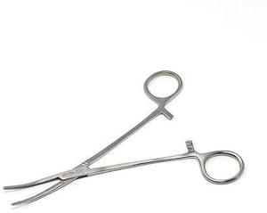 GOLDEN SCISSOR Stainless Steel Curved Artery Forceps Surgical ...