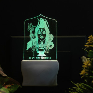 Red Robin GOD SHIV 3D Acrylic Illusion RGB 7 Colour Changing LED Plug n ...