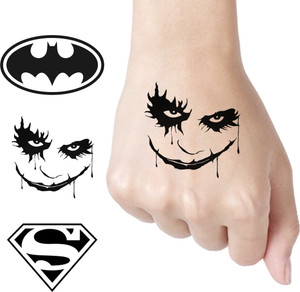 batman tattoos temporary