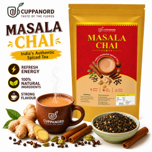 Cuppanord Elaichi Tea Strong Assam CTC Chai Blended|Natural Ground ...
