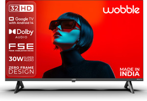 Wobble K Series 80 cm (32 inch) HD Ready LED Smart Google TV 2025 ...