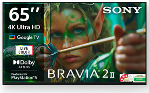 SONY 164 cm (65 inch) Ultra HD (4K) LED Smart Google TV 2025 Edition ...
