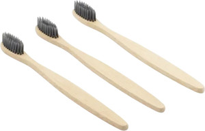 Shri (Natural Pure 100% Original Bamboo Toothbrush Soft Bristles Combo ...