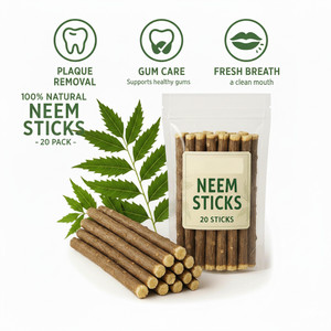 DENMART Neem Sticks Natural Herbal Datun for Oral Care Ayurvedic ...