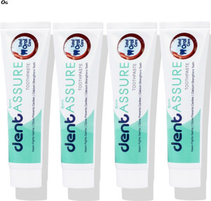 Rastic Assure Dent Neem, Tulsi & Pudina Toothpaste Pack of 4. Lid-25 ...