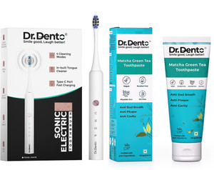 Dr.Dento Pro Series Pearl White Pro + Matcha Green Tea Toothpaste 125g ...