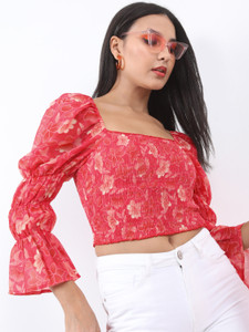 Pink Crop Top - Buy Pink Crop Top online at Best Prices in India ...