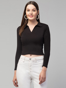 Black Crop Tops - Buy Black Crop Tops online at Best Prices in India ...