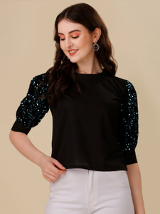 Black Top Full Sleeve - Buy Black Top Full Sleeve online at Best Prices ...