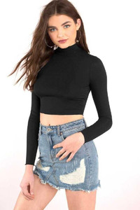 Black Top Full Sleeve - Buy Black Top Full Sleeve online at Best Prices ...