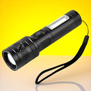 Stybits A503 (ZOOMABLE METAL LED TORCH) 3 Modes Flashlight, Super ...