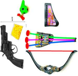 Dynamic Retail Global Gun Toys for Boys With Bullets, Archery Bow ...