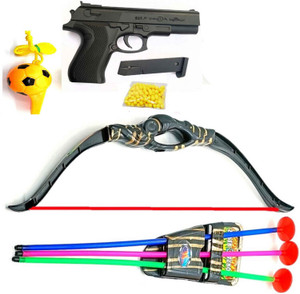 Dynamic Retail Global Gun Toys for Boys With Bullets, Archery Bow ...