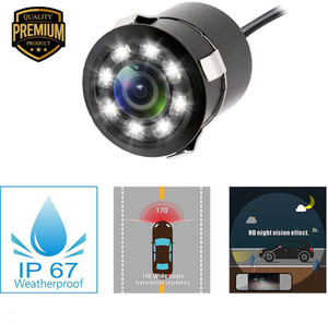 Ascension 8 LED Night Vision Waterproof Vehicle Camera System Reverse ...