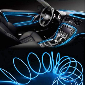 Beamerzz Car Ambient Lighting EL Wire (Works with All Cars) (Blue ...