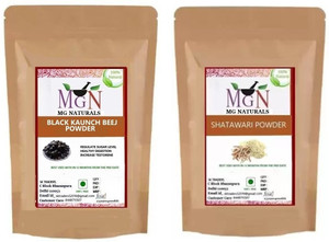 MG Naturals BLACK KAUNCH BEEJ POWDER & SHATAWARI POWDER (50 GM EACH ...