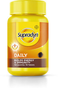 Supradyn Daily Multivitamin with 12 Vitamins, Zinc | For Immunity ...