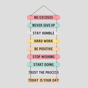 Fabaura Motivational Quote Printed Mdf Wooden Wall Hanging for Office ...