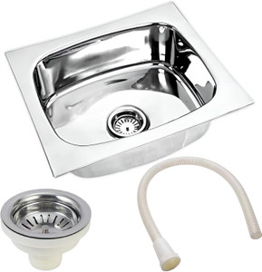 PLANET XERO Kitchen Sink 18x16 Inches Glossy Finish Stainless Steel ...