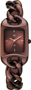 Fastrack Vyb Prodigy Fastrack Vyb Prodigy Quartz Brown Dial Chocolate ...