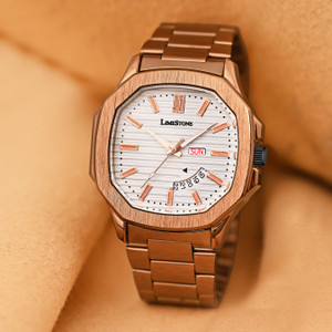 LIMESTONE OTUS Limited Series | Embossed DIal | IP Plating Brown Color ...
