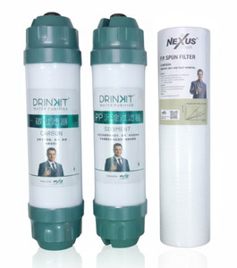 ZENWATER Nexus Drinkit Water Filter Kit - Carbon+Sediment+PP Spun ...