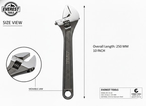EVERESTTOOLS adjustable wrinch 10 inch adjustable wrinch 10 inch Single ...